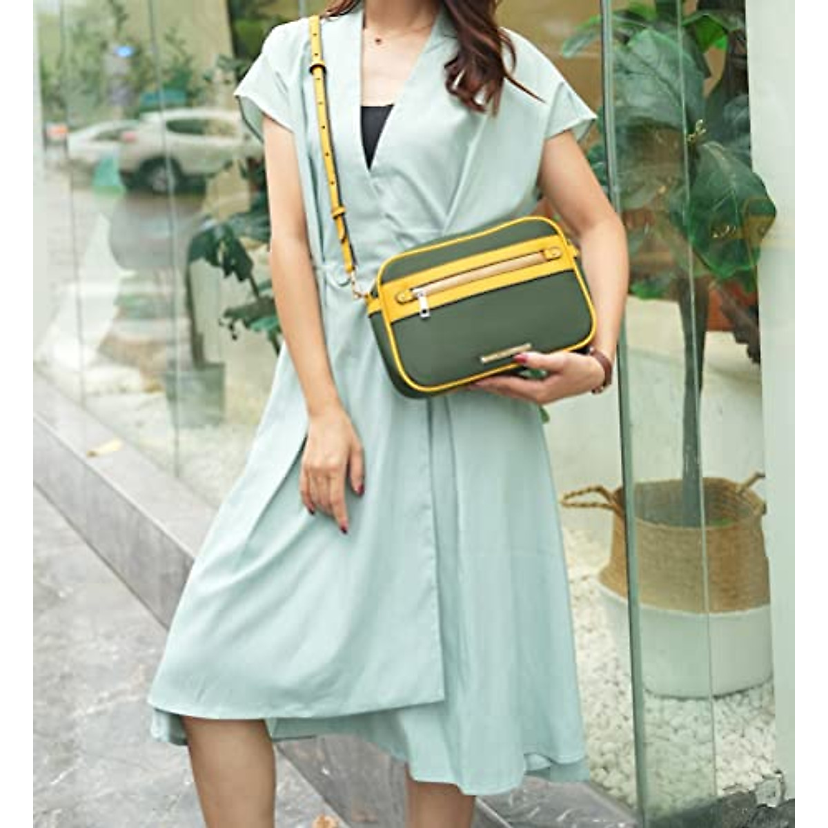 MKF Collection Shoulder Bag for Women, Crossbody Handbag Purse Crossover Bag