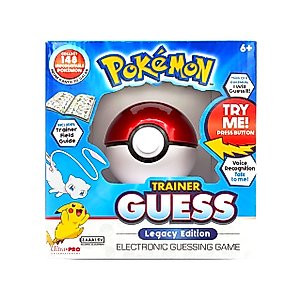 Pokemon Trainer Guess Legacy's Edition Toy, I Will Guess It! Electronic Voice Recognition Guessing Brain Game Pokemon Go Digital Travel Board Games Toys
