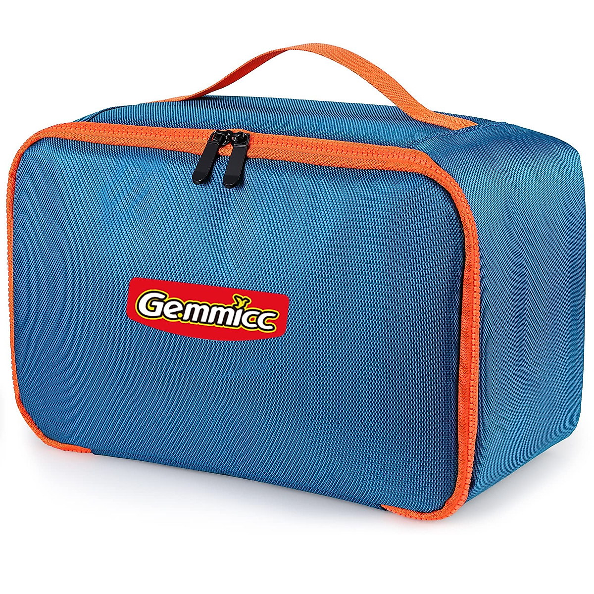 Gemmicc Toy Carry Case,Magnetic Tiles Storage Bag, Water Resistant Oxford Cloth Organizer, Box Storage Bin for Playroom, Classroom,Home Organization(Blue)