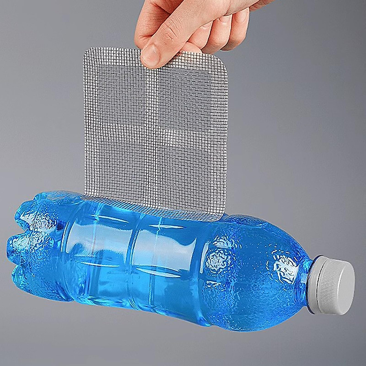 20/30/50PCS Pack Drain Mesh Cover, Mesh Shower Drain Cover, Drain Mesh Stickers, Disposable Shower Drain Hair Catcher Mesh Stickers for Shower Bathroom, Laundry, Bathtub, Kitchen, Sink (50)