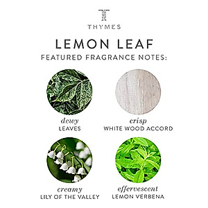 Thymes Candle - 8 Oz - Lemon Leaf