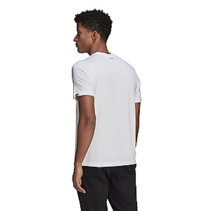 adidas mens VCRDY PHT Tee White Small