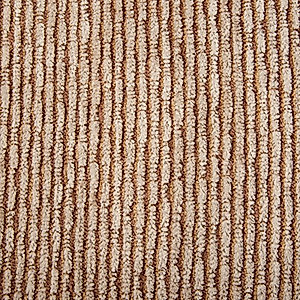 Signature Design by Ashley Lanett Traditional Faux Wood Detail Loveseat with 2 Accent Pillows, Beige