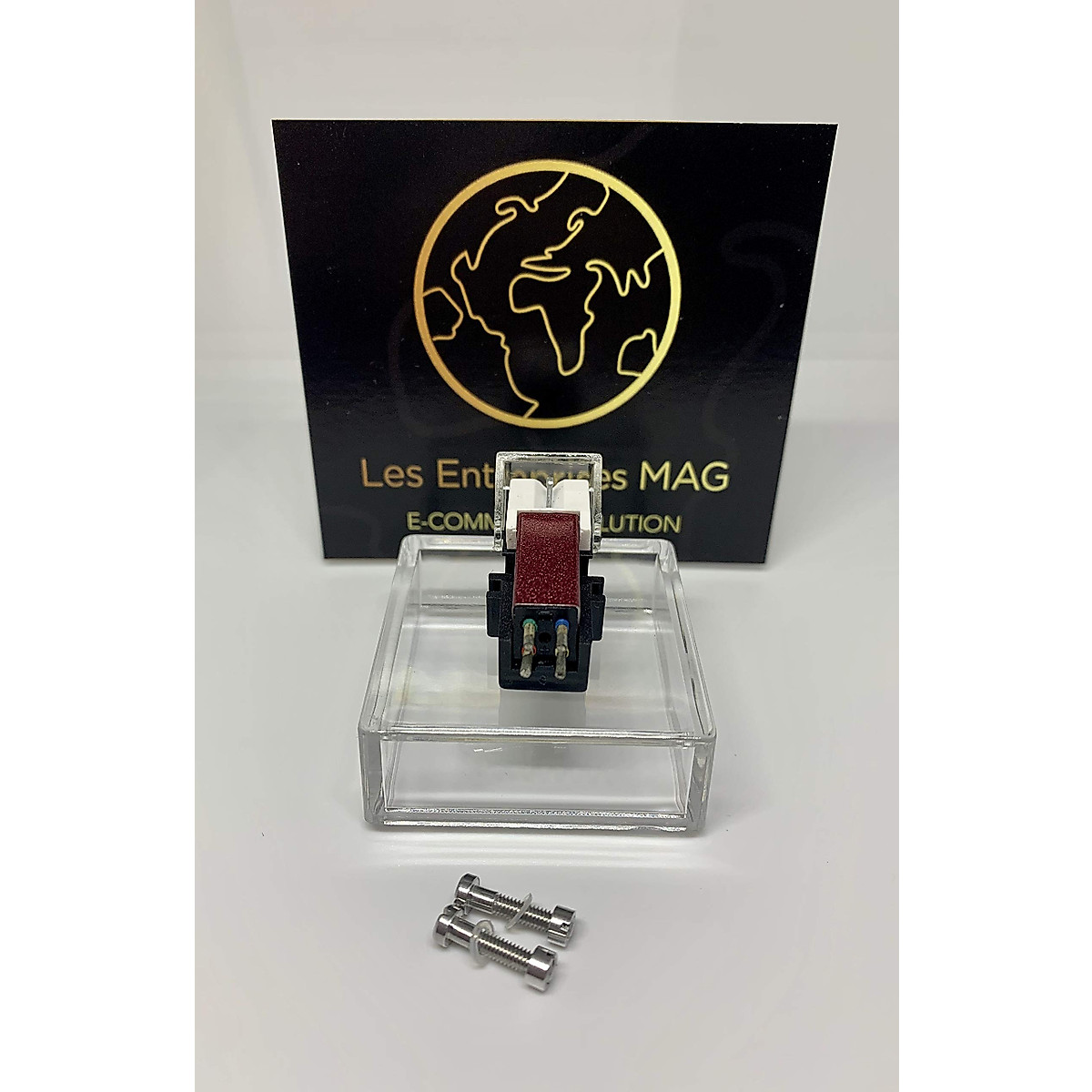 Cartridge + Diamond stylus for STANTON T.120C, T90 usb, STR860, STR8150, STR830 Red