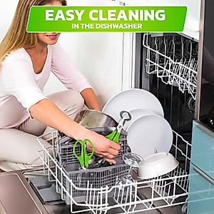 2 Pcs Quail Egg Scissors - Heavy-Duty Quail Egg Cutter Tool with Stainless Steel Sharp Blades & Ergonomic Grip - Compact Size (5.5" x 2.56") with 0.79" Diameter for Quick & Precise Cutting