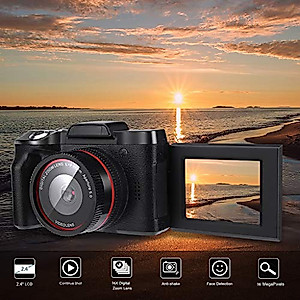 Digital Camera for Kids, 4K Digital Camera for YouTube, 16X Digital Zoom Kids Camera for Teens Boys and Girls, Compact Portable Small Cameras Birthday Gift for Children Teen Student