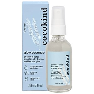 Cocokind Glow Essence with Sea Grape Caviar, Hydrating Primer and Facial Mist, Facial Moisturizer with Sea Buckthorn, Linoleic Acid, and Vitamin E