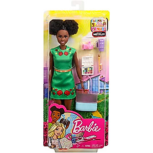 Barbie Travel Nikki Doll Kitty Ear Brunette Hair with 5 Accessories