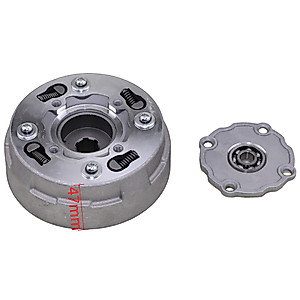 TRKIMAL Semi Auto Clutch Assembly 18Teeth For 50cc 70cc 90cc 110cc 125cc 135cc Engine Dirt Bikes ATV Quad Go-Kart Taotao (18Teeth)