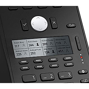 Snom SNO-D745 Sip Desk Phone with High-Resolution Display VoIP Phone and Device, Black