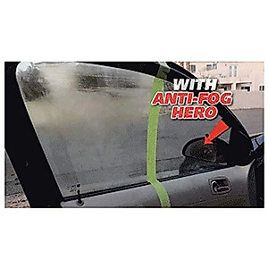 SHINE ARMOR Anti Fog Hero with Microfiber Cloth Windshield & Glasses Spray Cleaner and Protector to Increase Visibility Works on Windows Glasses Screens Windshields Goggles and Visors 4 Fl Oz