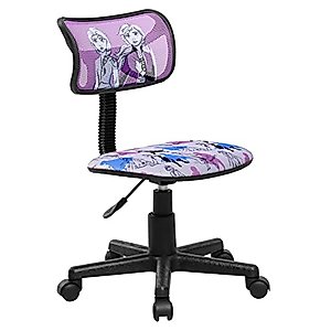 Disney Frozen 2 Adjustable Swivel Mesh Rolling Desk Chair, for Kids, Teens and Adults