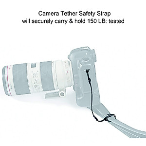 Fotasy Ergonomic Design Camera Sling Strap, Adjustable Camera Neck Strap, w/Quick Release and Safety Tether, Compatible with Canon Fujifilm Nikon Olympus Panasonic Pentax Sony Cameras