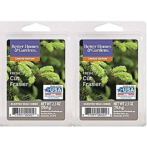 Better Homes and Gardens Fresh Cut Frasier Wax Cubes (2 Pack - 12 Cubes)