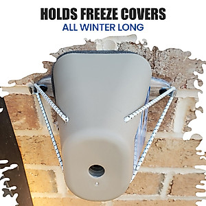 Hose Bib Buddy 2 Pack - Spigot Mounting Plate Hose Bib Repair Kit | Outdoor Faucet Repair Kit | Registered Original USA | SharkBite Hose Bib Mounting Plate | No Removal or Plumbing Required (2 Pack)