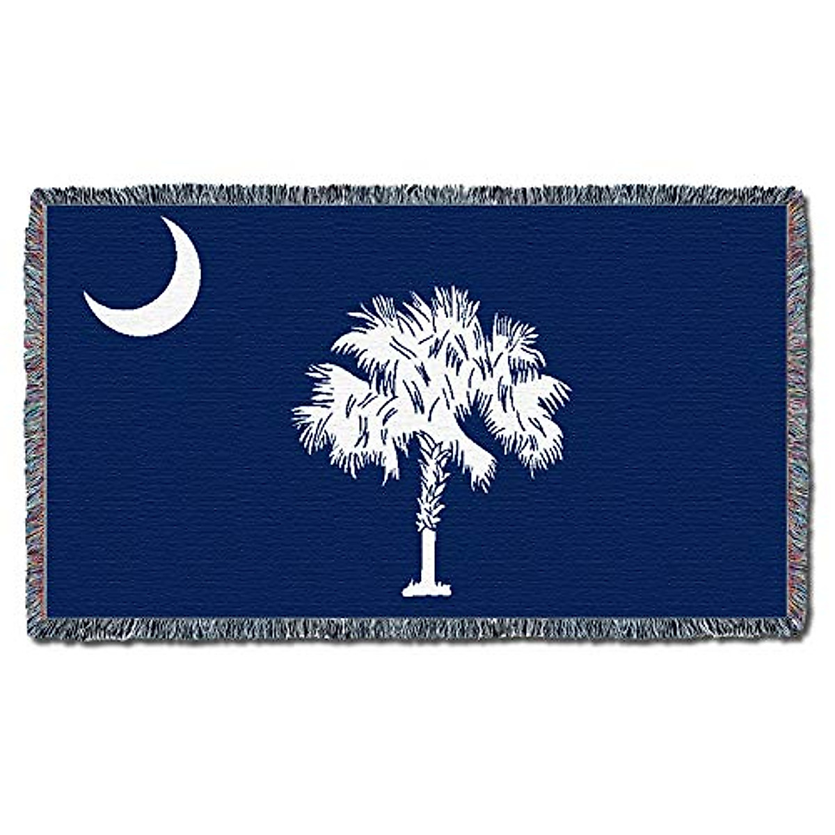 Pure Country Weavers South Carolina State - Palmetto Moon Blanket - Gift Tapestry Throw for Back of Couch or Sofa Woven from Cotton - Made in The USA (61x36)