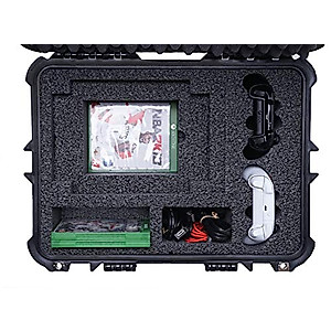 Case Club Carrying Case Fits Xbox Series X or S - Hard Shell Travel Case for Xbox Series X or S Console to Organize Controllers, Games & Accessories. Heavy Duty Waterproof Xbox Travel and Storage Case