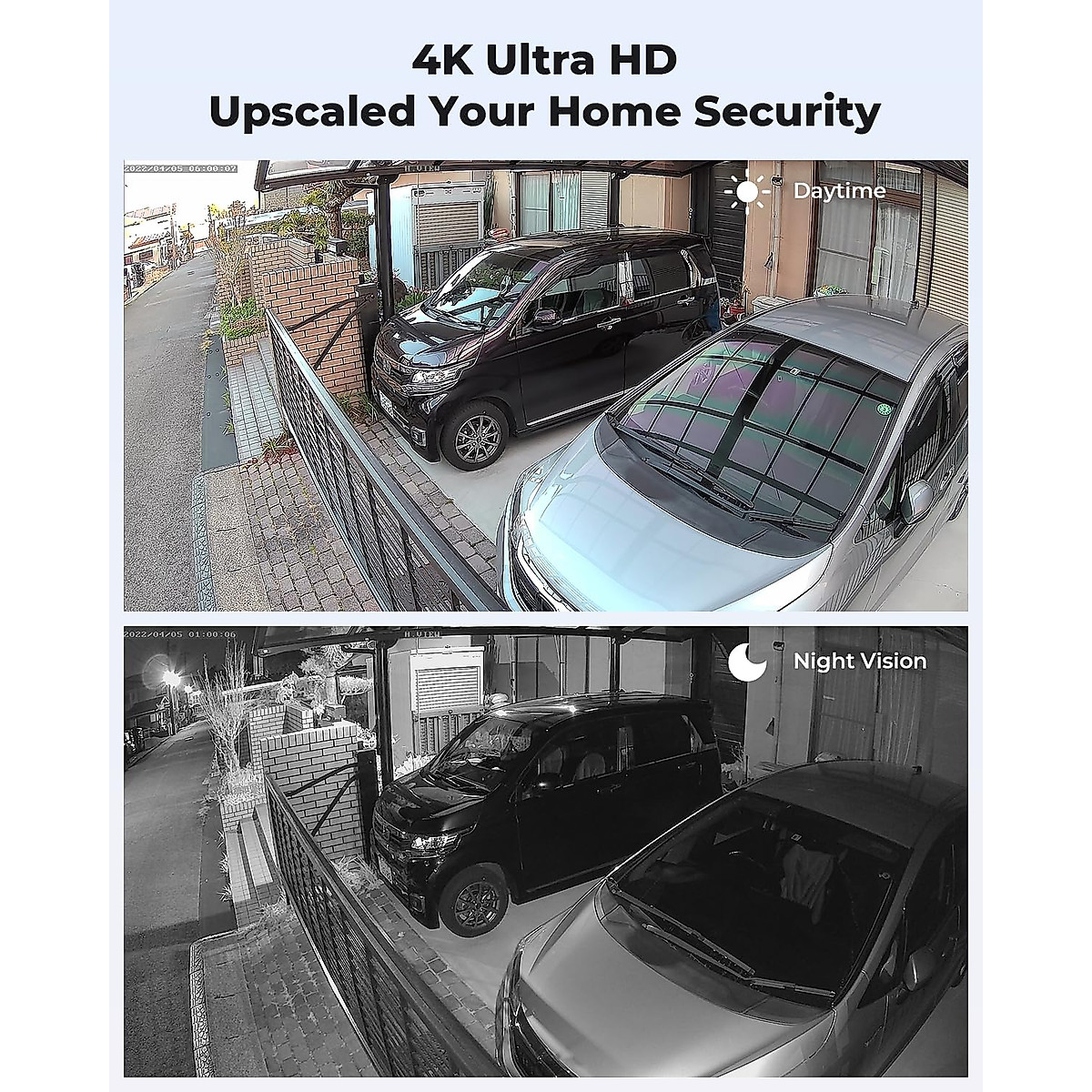 H.VIEW 8MP/4K Outdoor Dome Security POE IP Camera, Smart Dual Illumination, 100ft Night Vision, 2.8mm Lens Wide Angel, IP66, One-Way Audio, H.265+, Smart AI Detection, (Hikvision Compatible)