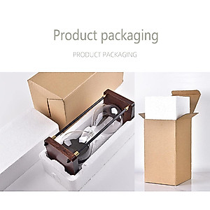 Premium Large Hourglass Sand Timer 60 Minutes, Decorative Sandglass Clock, Modern Hour Glass Timers Gift for Men & Women, Time Management Tools for Classroom Kitchen Home Office Desk Decor