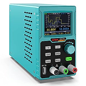 Programmable DC Power Supply (0-30 V 0-10 A) 110V Input High Precision 4-Digit Multiple Protection with PC Software and USB Charging