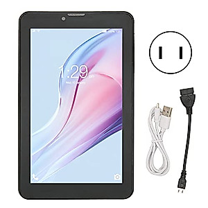 Qinlorgo Kids Tablet, for Android10 System 7in Tablet 3G Internet Calling 100‑240V for School (US Plug)