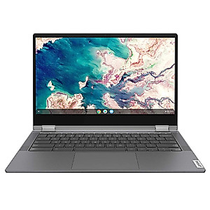 Lenovo Chromebook Flex 5 Laptop, 13 Inch FHD Touch Display, Intel Core i3-10110U Processor, 4GB RAM, 192GB Storage (64GB eMMC + 128GB MicroSD), Webcam, WiFi, Bluetooth,+ MicroSD
