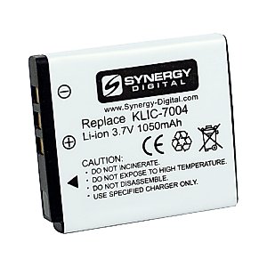 SDKLIC7004 Lithium-Ion Battery - Rechargeable Ultra High Capacity (3.7V 1050 mAh) - Replacement for Kodak KLIC-7004 Battery For Kodak EasyShare M1033, M1093 IS, V1073, V1253, V1273,PLAYFULL Dual Zi12, PLAYSPORT, PLAYSPORT Zx3, Zi8