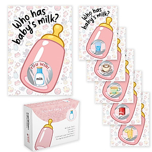 Party Hearty Baby Shower Games for Girl, 40 Emoji Scratch Off Lottery Tickets, Baby Games Ideas, Scratch Off Game, Pink