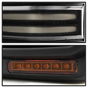 ACANII - Telescoping Manual Non Heat Towing Mirrors w/LED Signal PAIR For 1999-2007 Ford F250 F350 F450 F550 Superduty