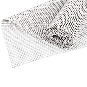 KOOCHUWAH Drawer and Shelf Liner, Non Adhesive Roll, Durable and Strong, Grip Liners for Drawers, Shelves, Cabinets, Pantry, Storage, Kitchen and Desks (White, 20 Inch x 10FT)