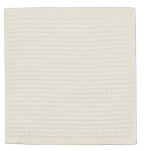 GQZLUCK 100% Natural Cotton Classic Waffle Weave Dish Cloths, Soft Ultra Absorbent Bath Hand FaceTowel, Fast Drying Lightweight Washcloth, Set of 6 (Beige)