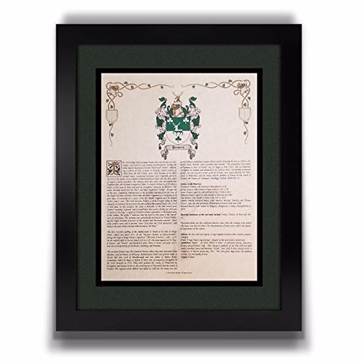 Mr Sweets Artiss Coat of Arms, Crest & History 8.5x11 Print - Name Meaning, Genealogy, Family Tree Aid, Ancestry, Ancestors, Namesakes - Surname Origin: English England