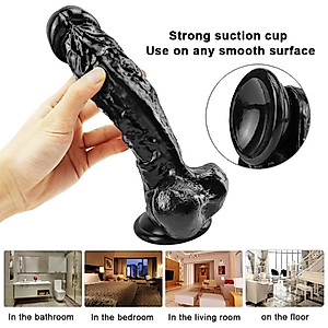 Novelty 9.05 inches Premium Realistic Classic Dick Wand with Strong Suction Cups Used for Women and Couple-QF77