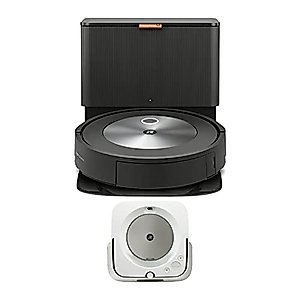 iRobot Roomba j7 (7550) Wi-Fi Connected Self-Emptying Robot Vacuum Braava Jet M6 Robot Mop Bundle (2 Items)