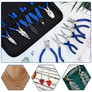 Jewelry Pliers, Shynek Set of 10 Professional Jewelry Making Pliers Tools Craft Pliers Set Wire Wrapping Tools for Jewelry Making Supplies