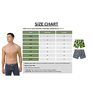 Tony and Ava Incontinence Boxer Briefs for Boys with Special Needs | Soft Cotton Liner | Slim Fit Underwear for Boys (120 lbs) | Comfortable, Camouflage Design, Pack of 2 (Large)