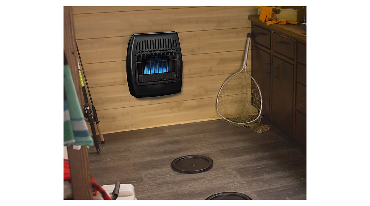 Dyna-Glo 10,000 BTU Liquid Propane Wall Heater - Ice House Safe