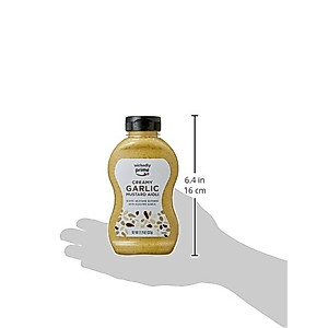 Amazon Brand - Wickedly Prime Mustard, Creamy Garlic Aioli, 11.75 Ounce