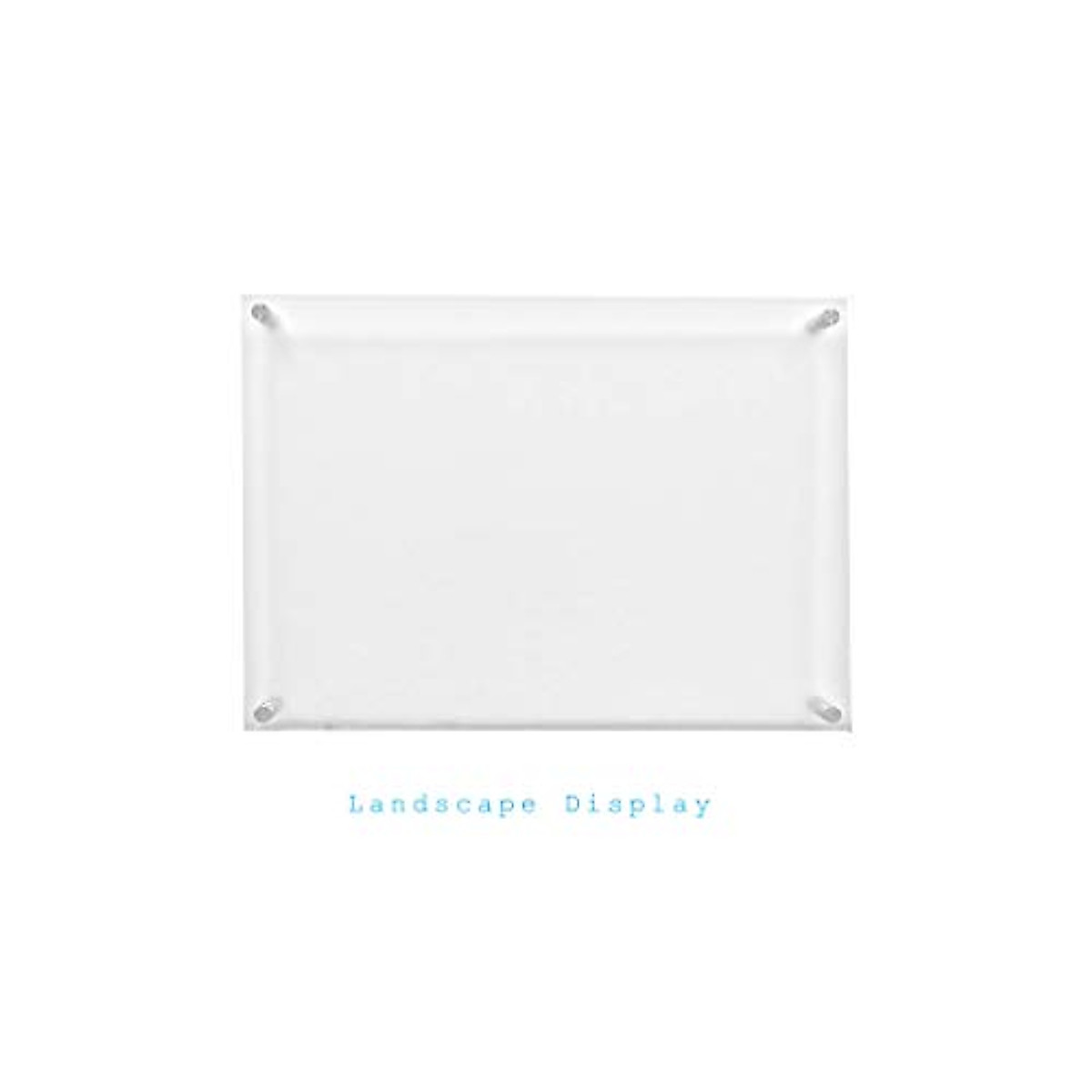 Snow David 11x14 Floating Acrylic Picture Frame with Chrome Standoff Double Panel Wall Mount Photo Frame for Picture Up to inches (11x14)