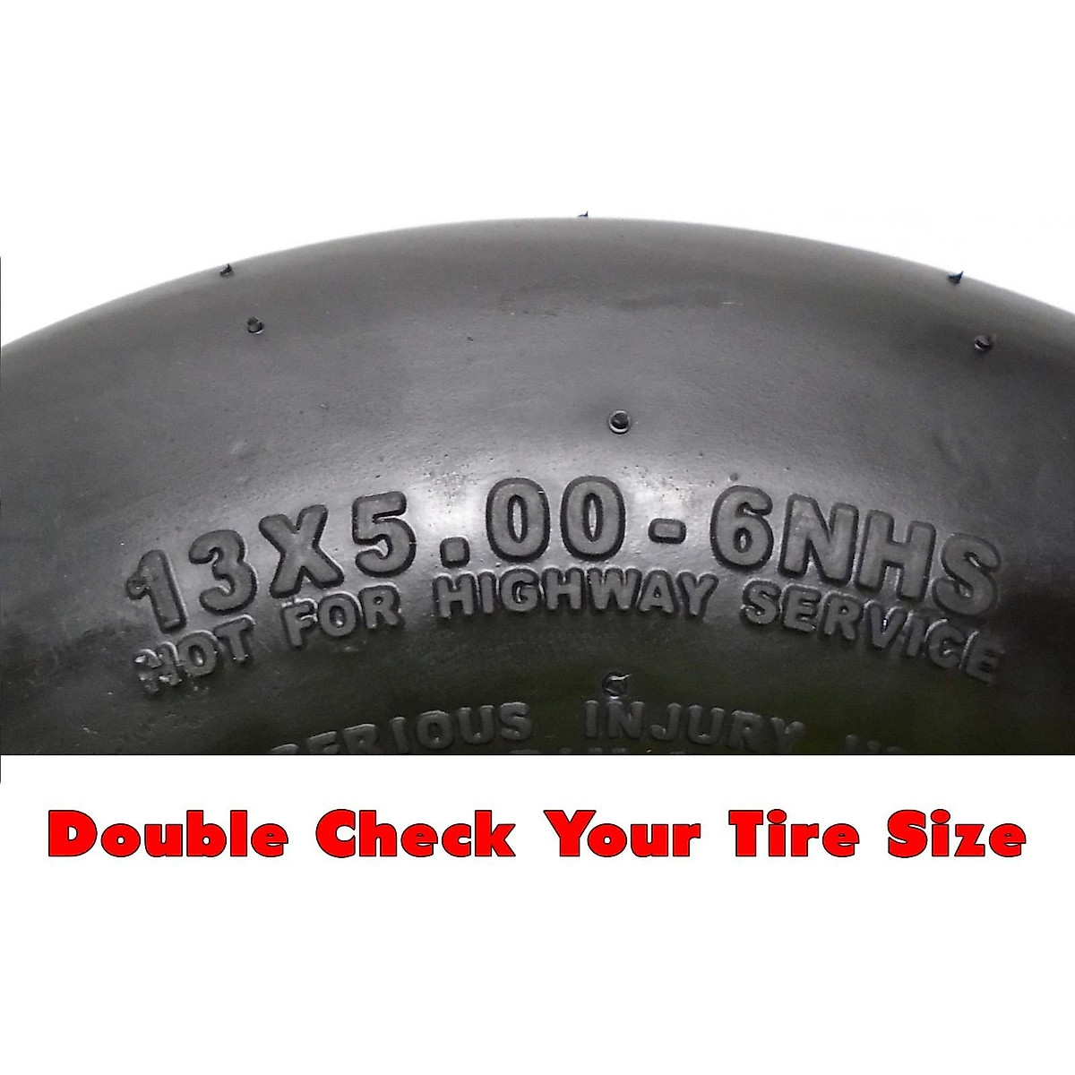 (2) Pneumatic Tire Assemblies 13x5.00-6 Fits John Deere TCA13769