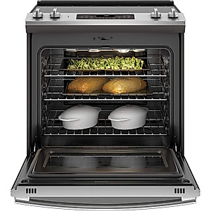 GE® 30" Slide-In Electric Convection Range with No Preheat Air Fry