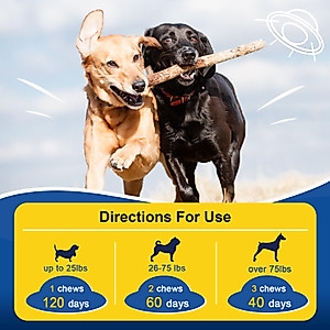 Dog Allergy Relief, Itch Relief for Dogs, Colostrum, Probiotics for Dogs Support Immunity, Omega3, Honey for Dry & Itchy Skin Relief, Seasonal Allergy, Pawlicking, Hot Spot Treatment, 115 Immune Bites