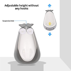 Potty Training Urinal for Boys - Cute Whale Training Urinal/Potty Urinal Pee Trainer Urine(Grey Whale)