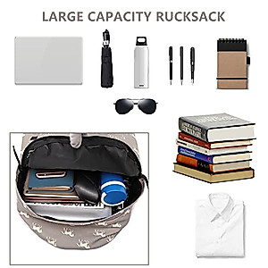 MISS LULU Backpack Horse Print Canvas Backpack Casual Daypack for Girls Boys Teenager