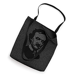 Edgar Allan Poe The Raven Typography Portrait Book Pattern Tote Bag