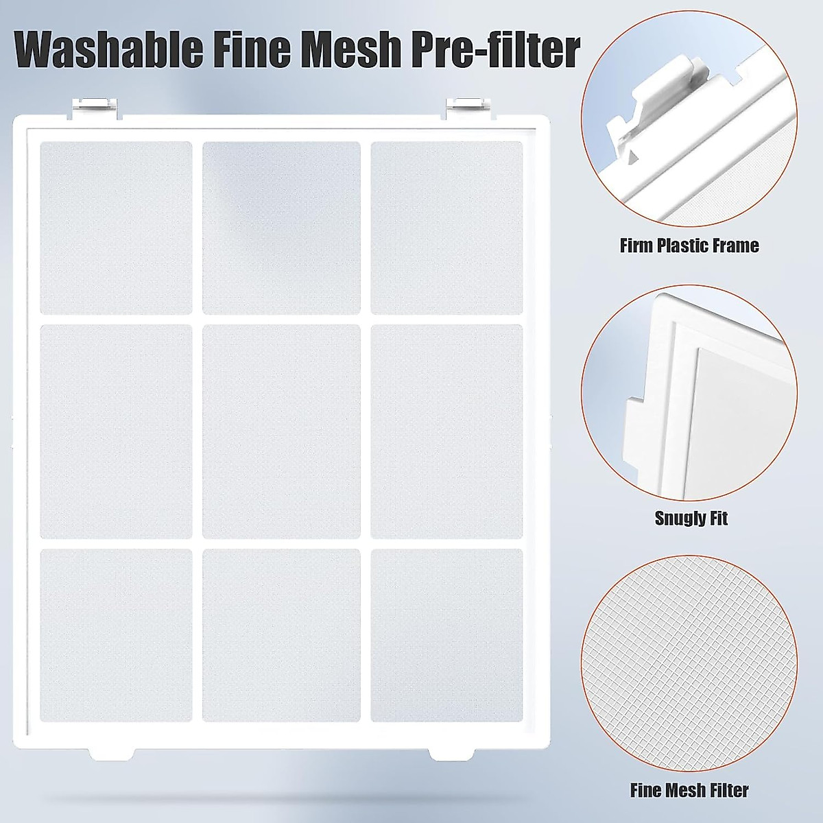 C545 True HEPA Replacement Filter Compatible with Winix C545 Air Puri fier, Replaces Part 1712-0096-00 and 2522-0058-00,filter s, 4 packs
