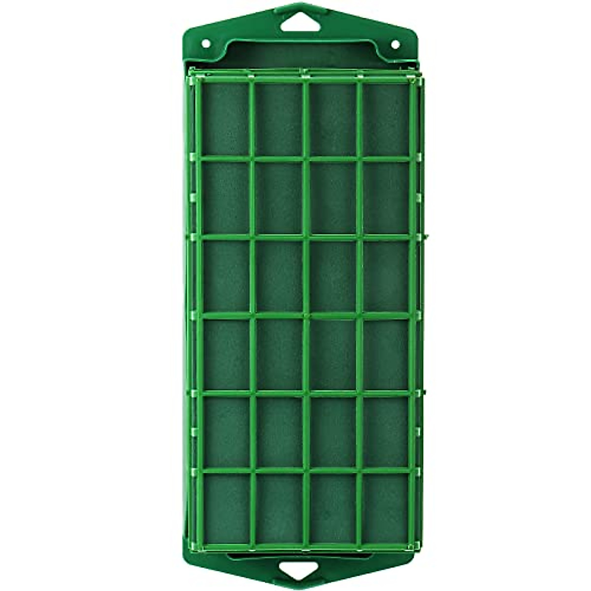 Floral Foam Cage Flower Holder with Floral Foam for Fresh Flowers Cage Bowl for Table Centerpiece Floral Arrangement, Rectangle, 30 x 12 x 8 cm (4 Pieces)