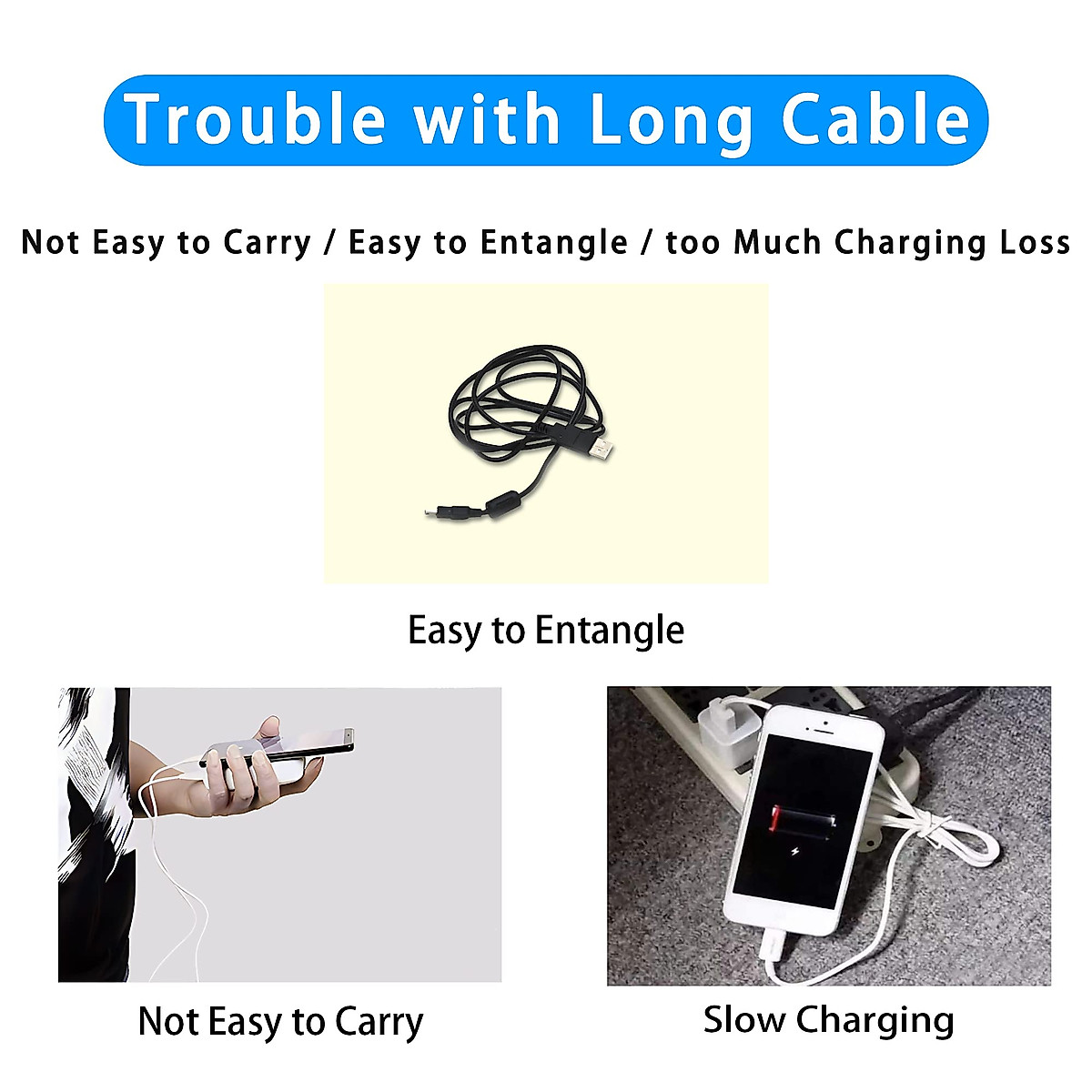 GELRHONR Short Right Angle USB Type C Cable, 90 Degree 18W Fast Charging USB A to USB C Cable (Black-Right-0.25M)