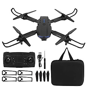 Foldable Mini Camera Drone, GPS Drone with 4K HD Dual Camera, 3 Sided Obstacle Avoidance WiFi Quadcopter Aerial Photography Remote Control Aircraft Gifts for Kids and Adults
