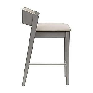Hillsdale, Dresden Wood Counter Height Stool, Distressed Gray